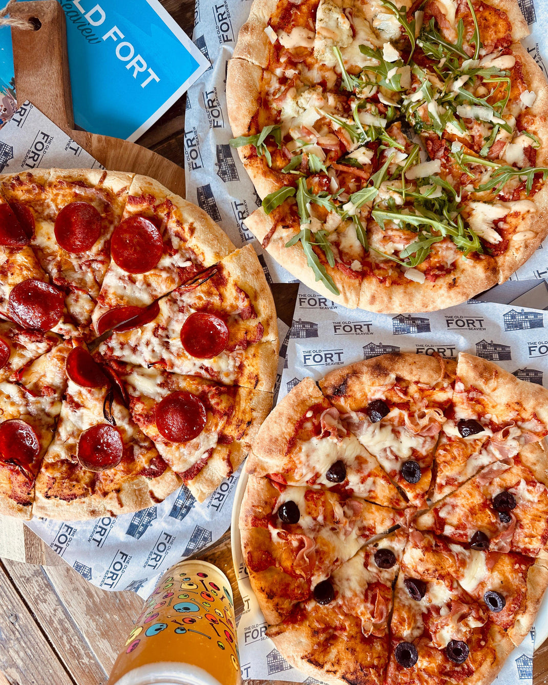 MENUS – The Old Fort, Seaview